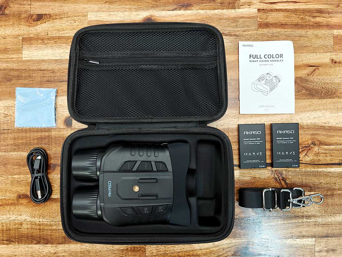 AKASO Seemor 200 night vision goggles review - Can you see more with it ...