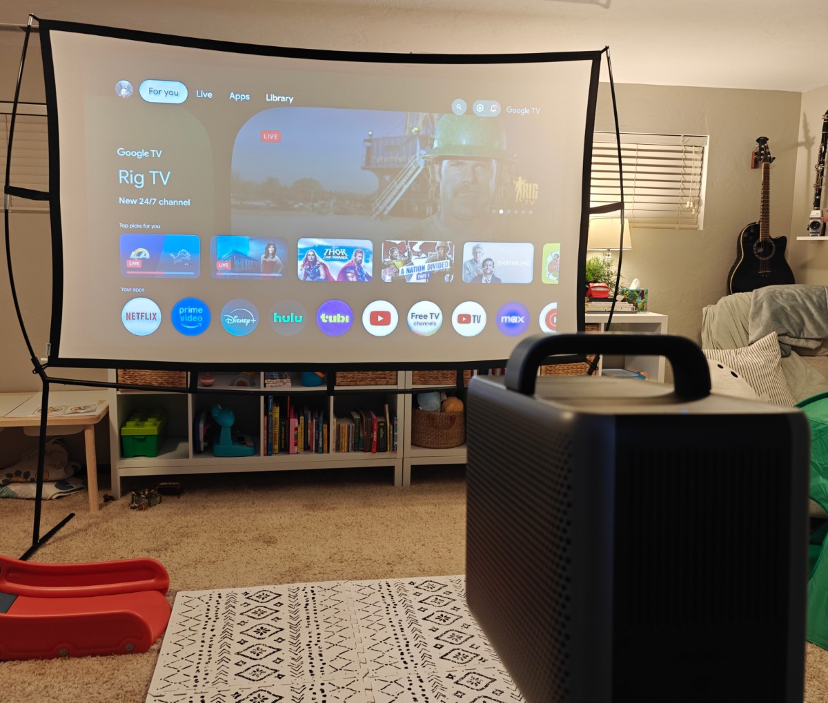 NEBULA Cosmos 4K SE projector review - home theater grade projector in ...