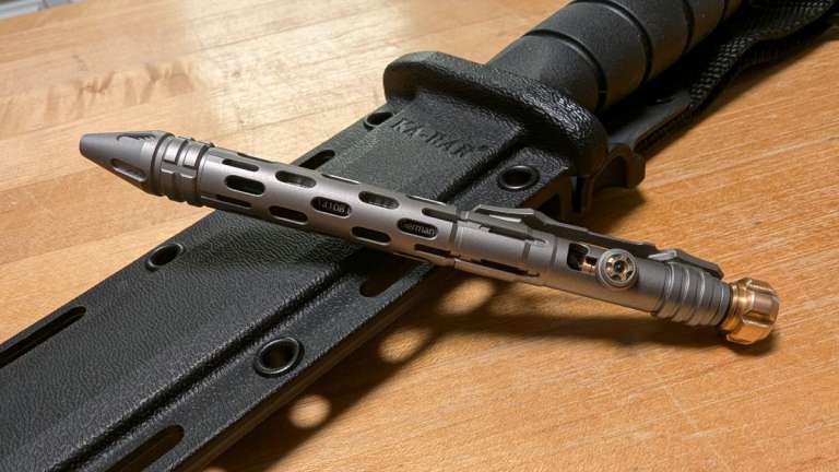 Titaner Barrel X Titanium tactical bolt action pen - Be prepared to ...
