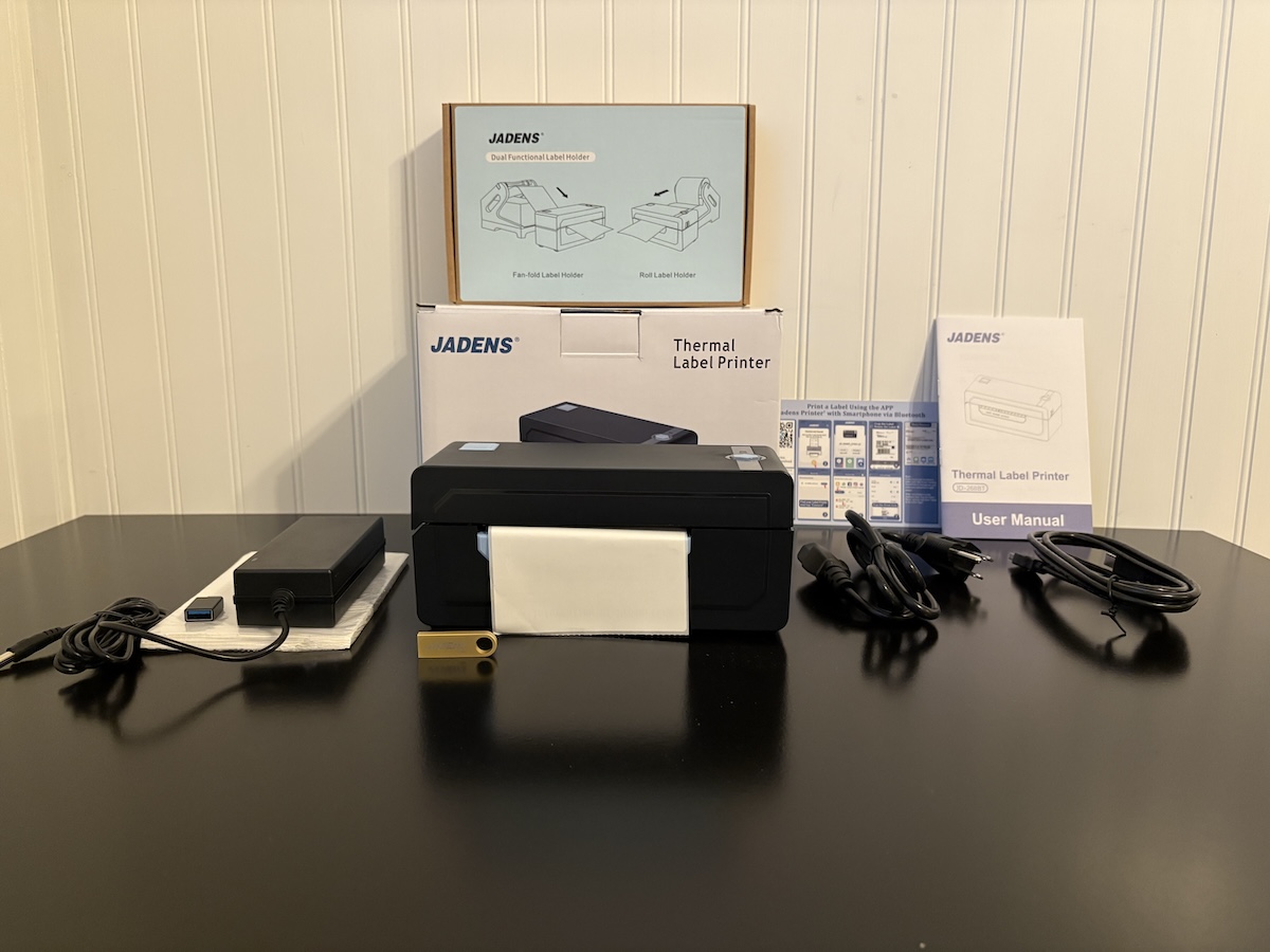 Jadens Bluetooth thermal shipping label printer review - The Gadgeteer
