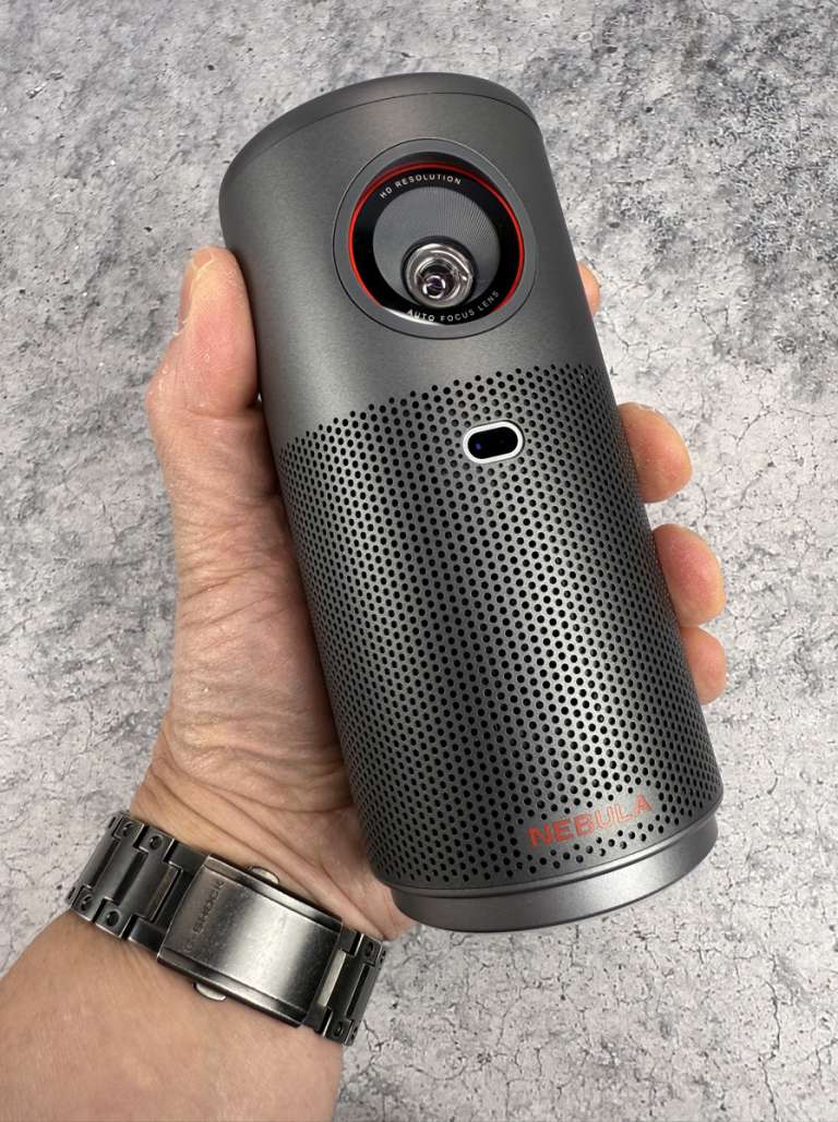NEBULA Capsule Air projector review - World's smallest projector with ...