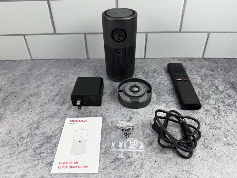 NEBULA Capsule Air projector review - World's smallest projector with ...