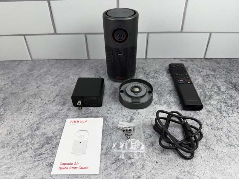 NEBULA Capsule Air projector review - World's smallest projector with ...