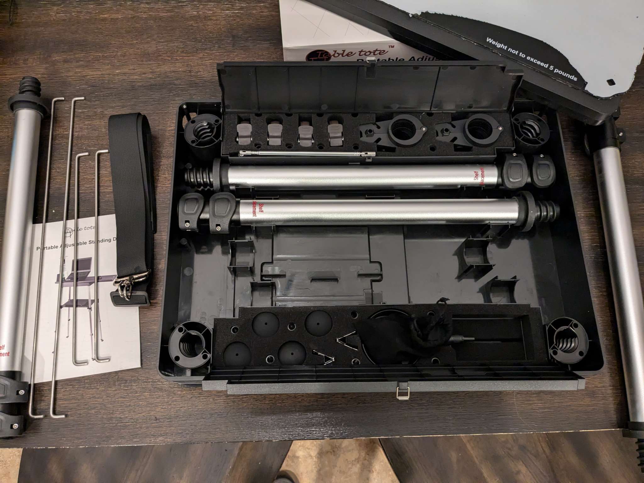 Tabletote Plus portable adjustable standing desk review - A portable ...