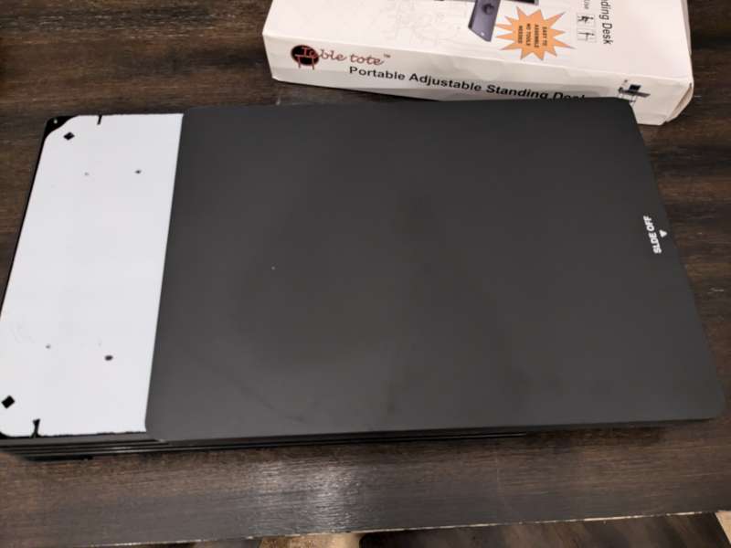 Tabletote Plus portable adjustable standing desk review - A portable ...