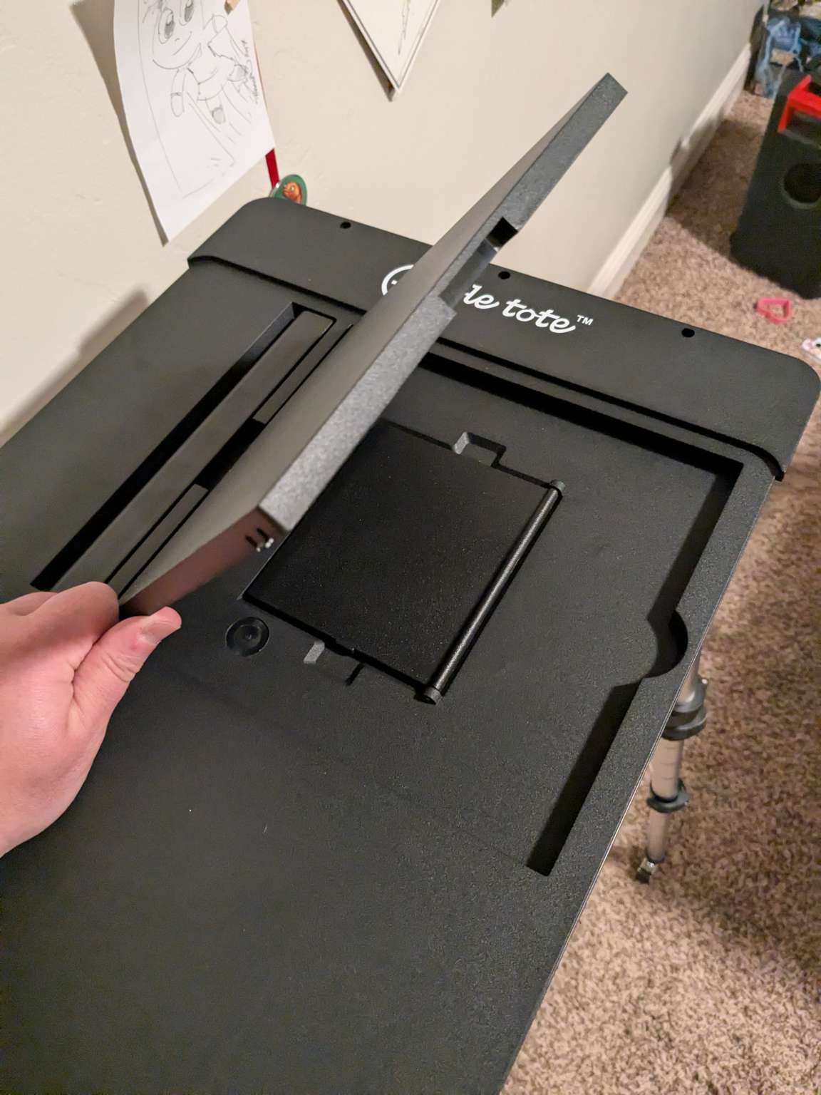 Tabletote Plus portable adjustable standing desk review - A portable ...