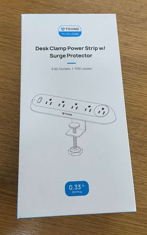 Trond Desk Clamp Power Strip review – Puts power in the proper place ...