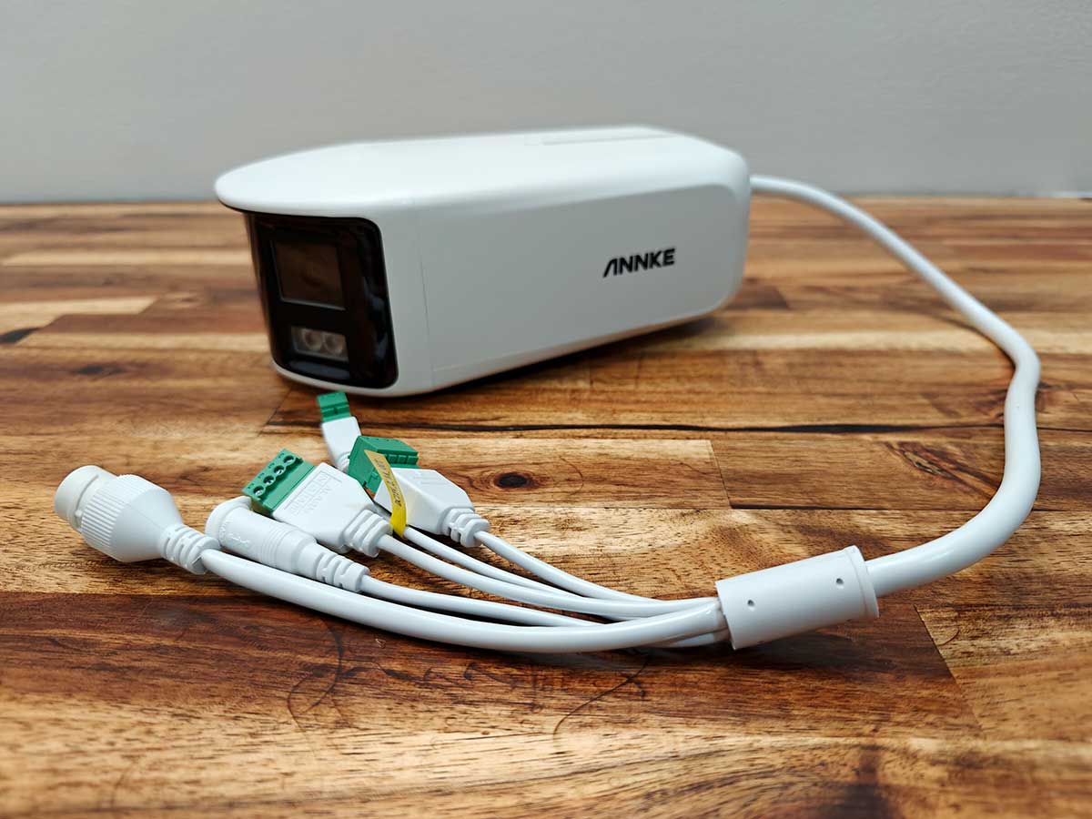 ANNKE FCD600 PoE dual lens panoramic outdoor security camera review ...