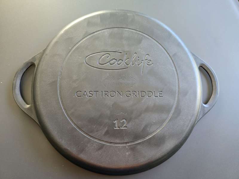 Cooklife 12-inch Cast Iron Double-Handled Griddle review - a smooth ...
