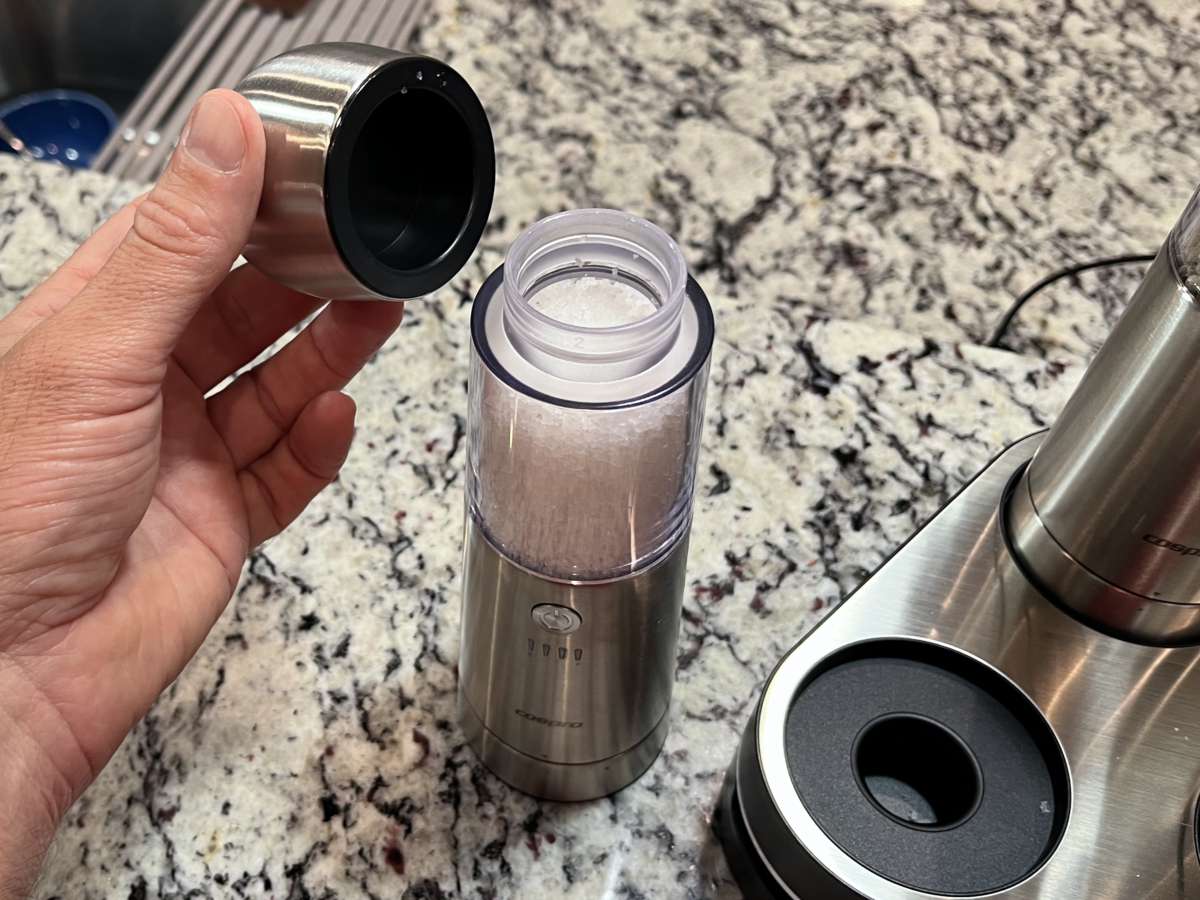 Cospro 3-in-1 Wireless Charging Electric Salt and Pepper Grinder review ...