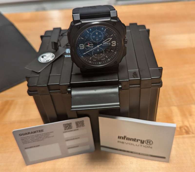 Infantry Watch Co. Revolution Chrono Master watch review - it meets all ...
