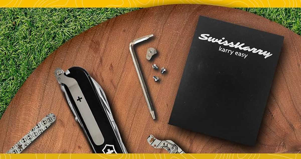 Improve your Swiss Army multi-tool with this easy to attach pocket clip ...