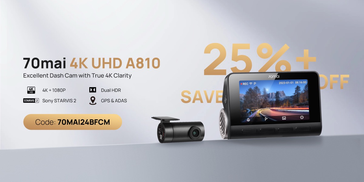 Black Friday Deals: 70mai dashcams are the perfect holiday gift for safety-conscious drivers ...