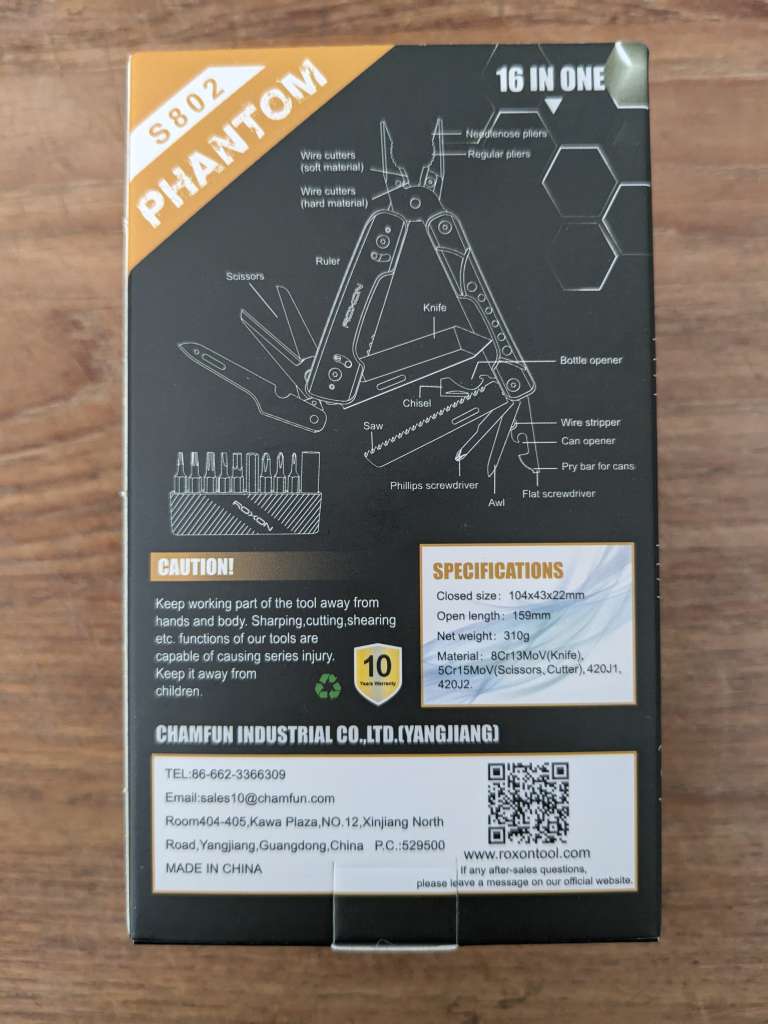 Roxon Phantom multi-tool review - A quality EDC multi-tool at a great price! - The Gadgeteer