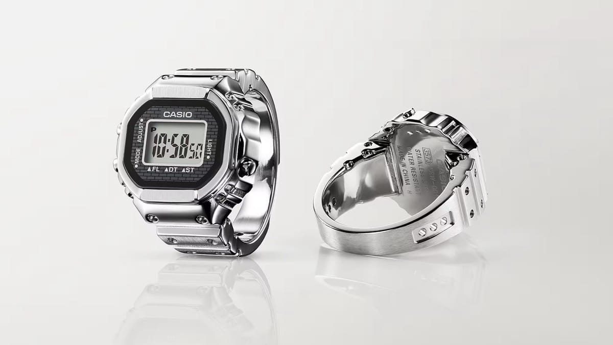 Casio puts the iconic G-SHOCK watch on your finger and yes, it tells ...