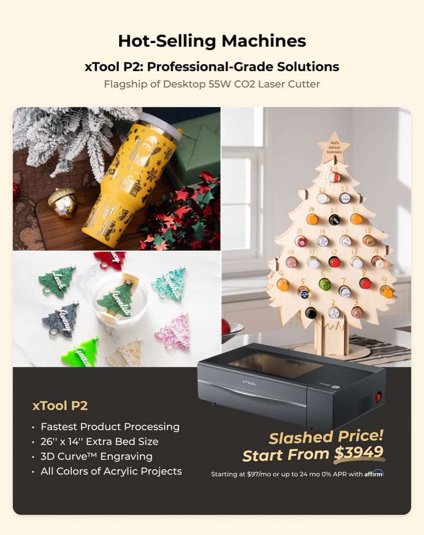 Black Friday Deals: xTool deals up to 60% off! - The Gadgeteer