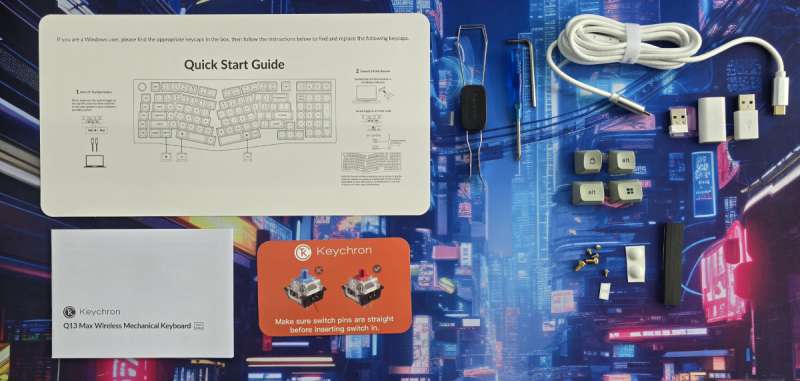 Keychron Q13 Max Alice Layout Keyboard review - an ergo-mech wonderland ...