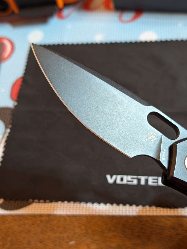 Vosteed Psyop 3.32” Elmax Blade & Titanium Handle pocket knife review ...
