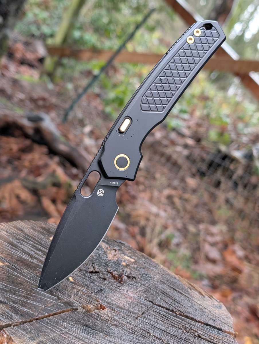 Vosteed Psyop 3.32” Elmax Blade & Titanium Handle pocket knife review ...