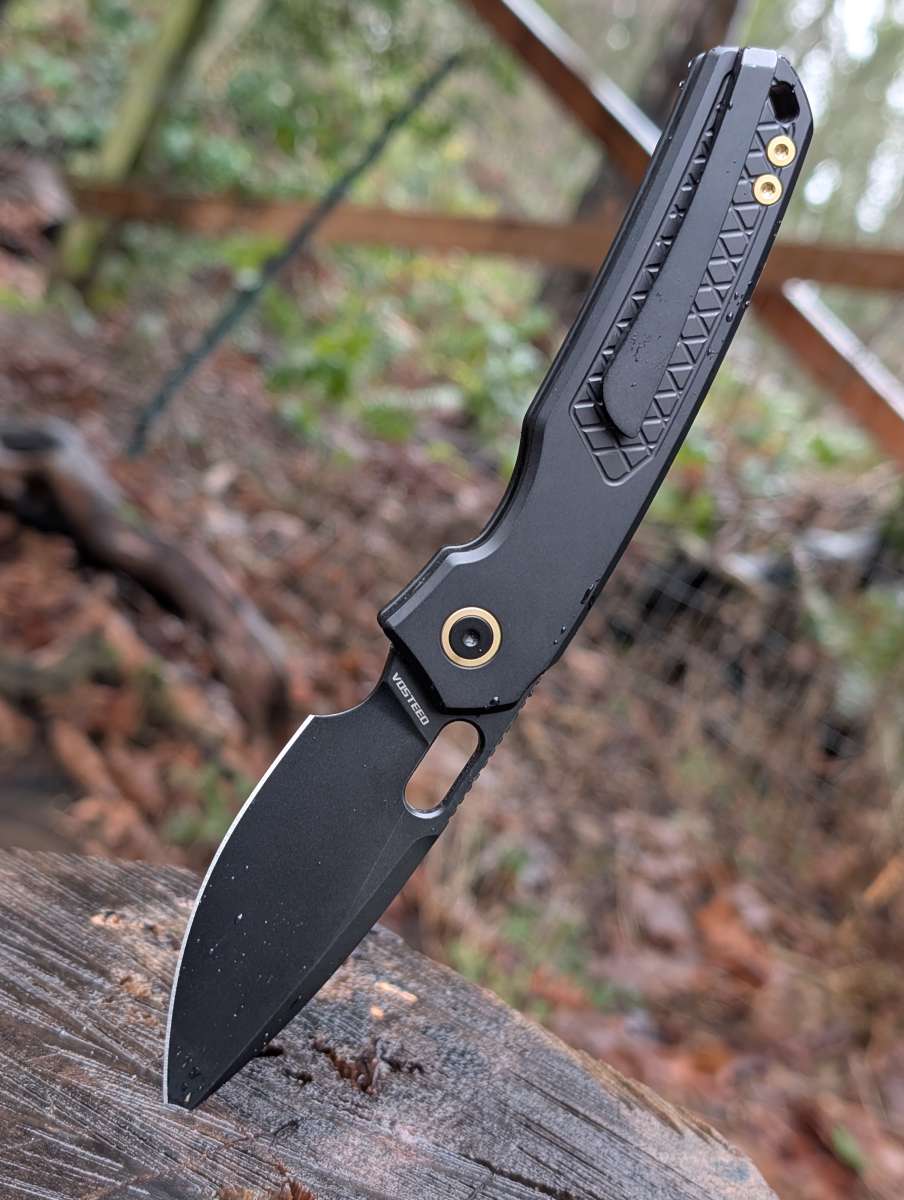 Vosteed Psyop 3.32” Elmax Blade & Titanium Handle pocket knife review ...
