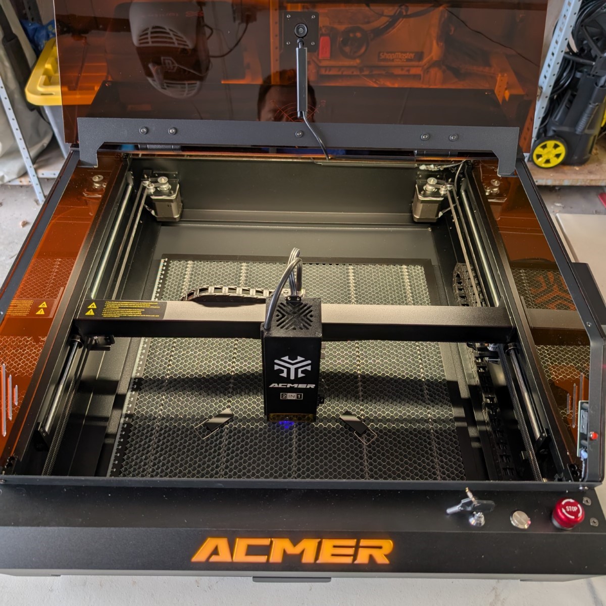 ACMER P3 IR＆Diode Enclosed Dual Laser Engraver review - a powerful ...