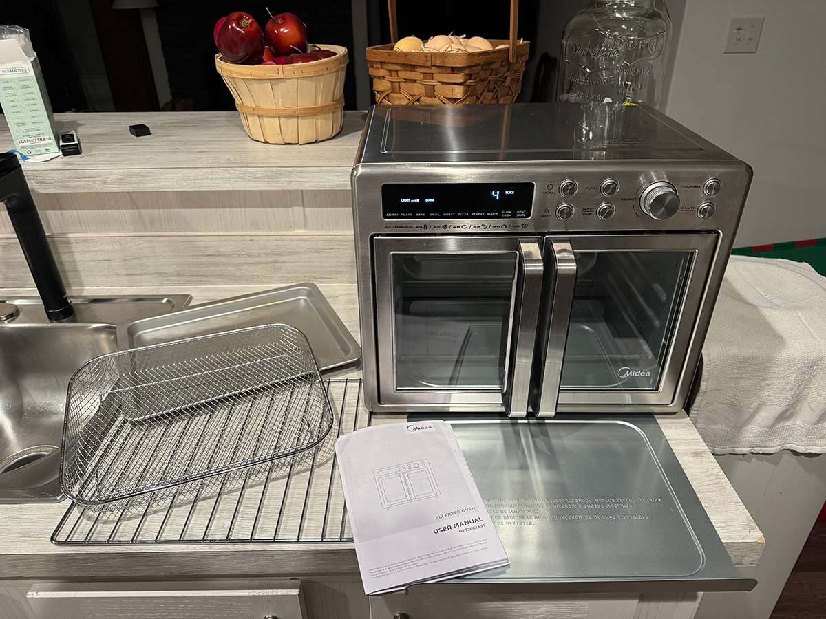 Midea Flexify French Door Air Fryer Oven review - the little oven that replaces a conventional ...