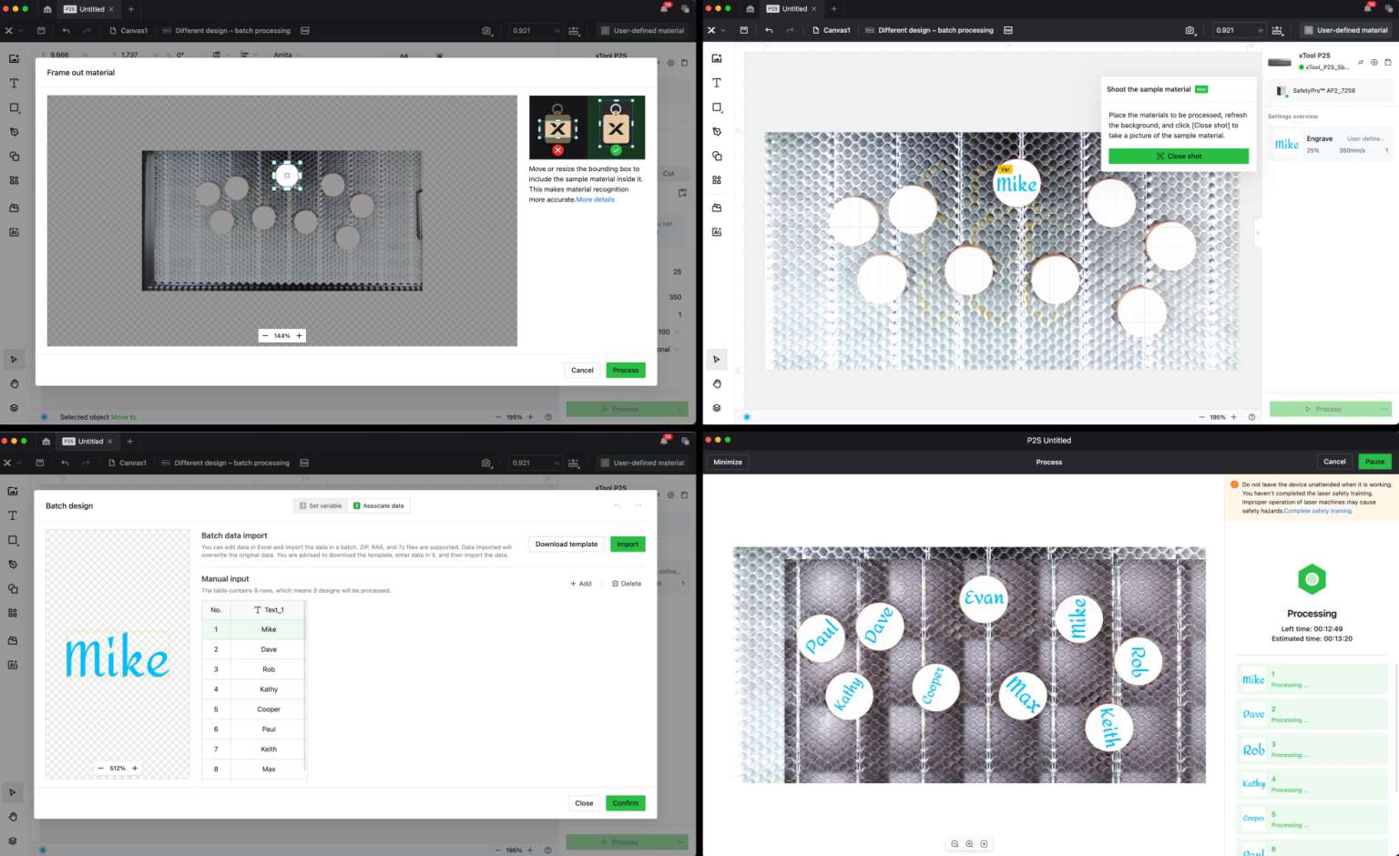 xTool P2S 55W Desktop CO2 Laser Cutter review - A laser cutting and ...