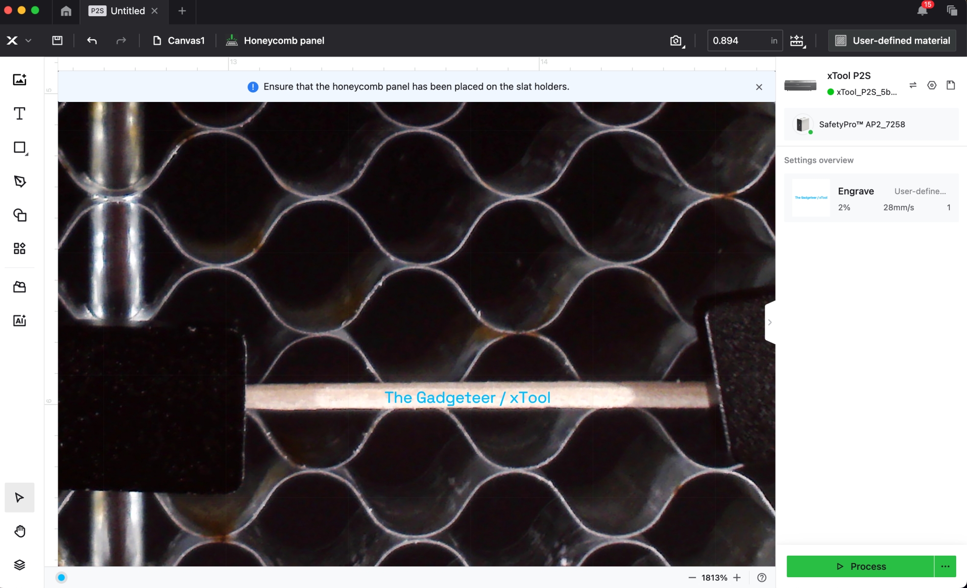 xTool P2S 55W Desktop CO2 Laser Cutter review - A laser cutting and ...