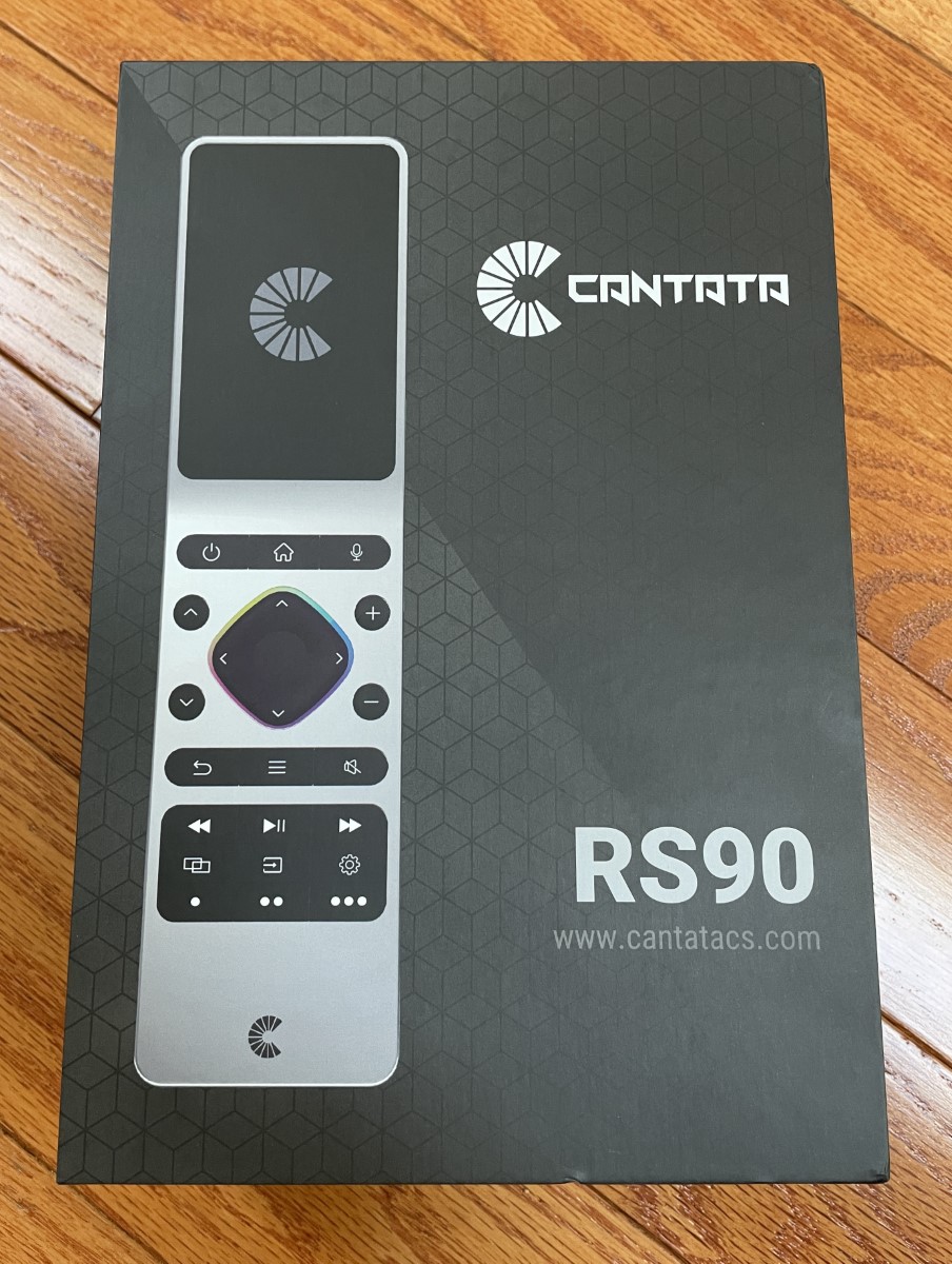 Cantata Haptique RS90 universal remote control review - The Gadgeteer