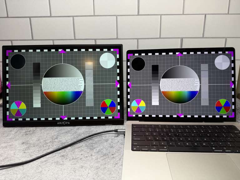 Arzopa Z1RC 2.5K 16 inch portable monitor review - a bright laptop ...