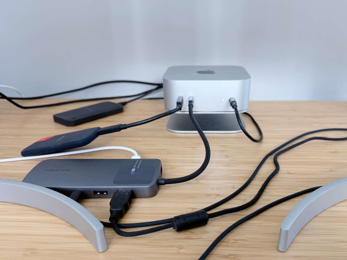 Qwiizlab Aluminum Stand Hub for the Mac mini M4 review - The Gadgeteer