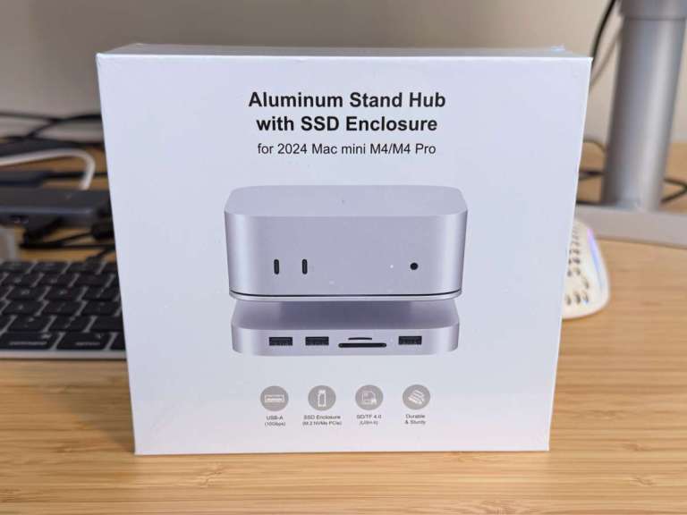 Qwiizlab Aluminum Stand Hub for the Mac mini M4 review - The Gadgeteer