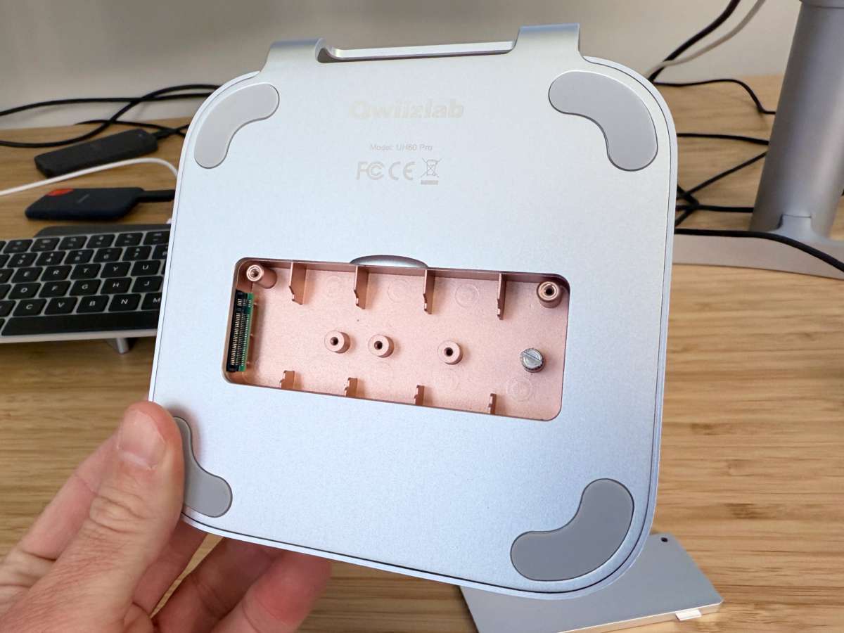Qwiizlab Aluminum Stand Hub for the Mac mini M4 review - The Gadgeteer