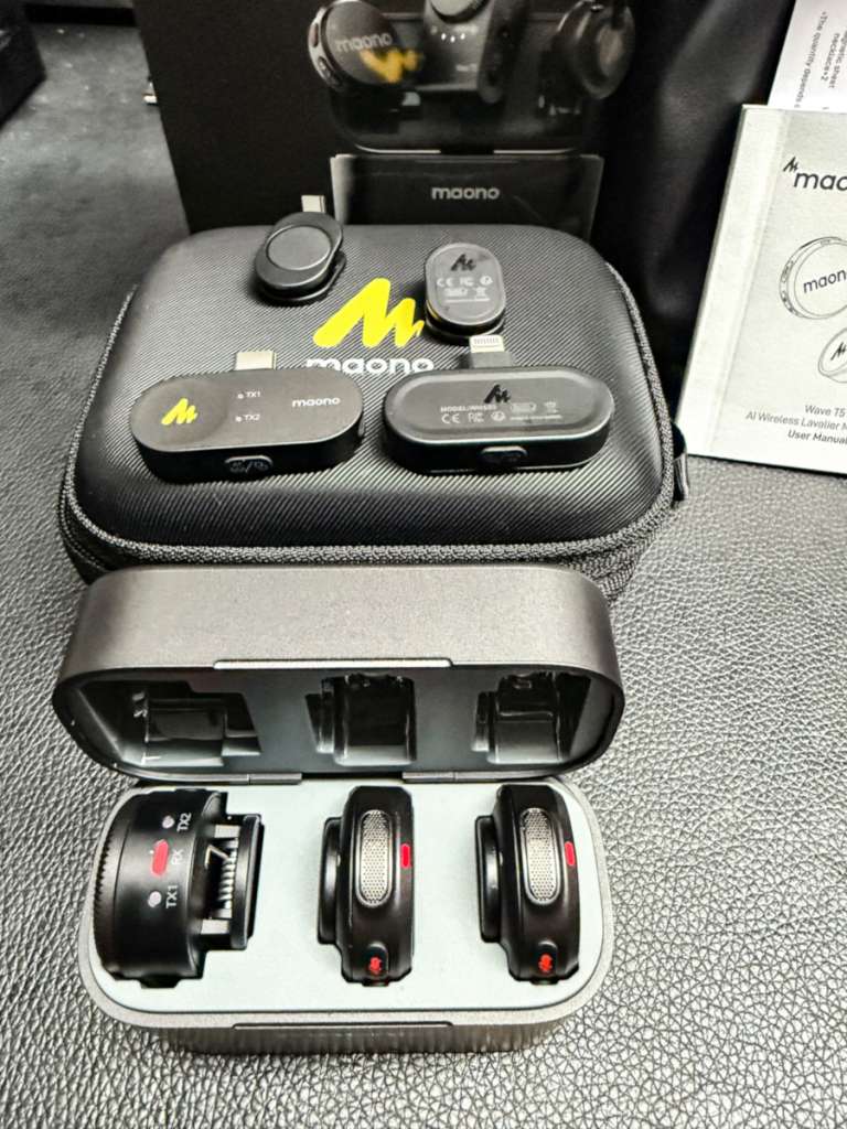 Maono Wave T5 PA3 Wireless Microphone kit review - The Gadgeteer