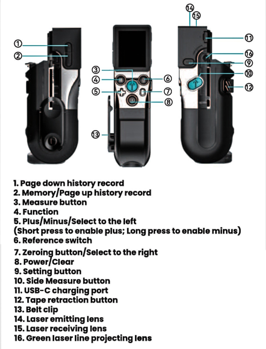 Mileseey XTAPE1 modular digital laser tape measure review - The Gadgeteer