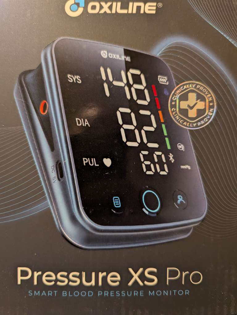 Oxiline Pressure XS Pro smart blood pressure monitor review - Easy BP ...