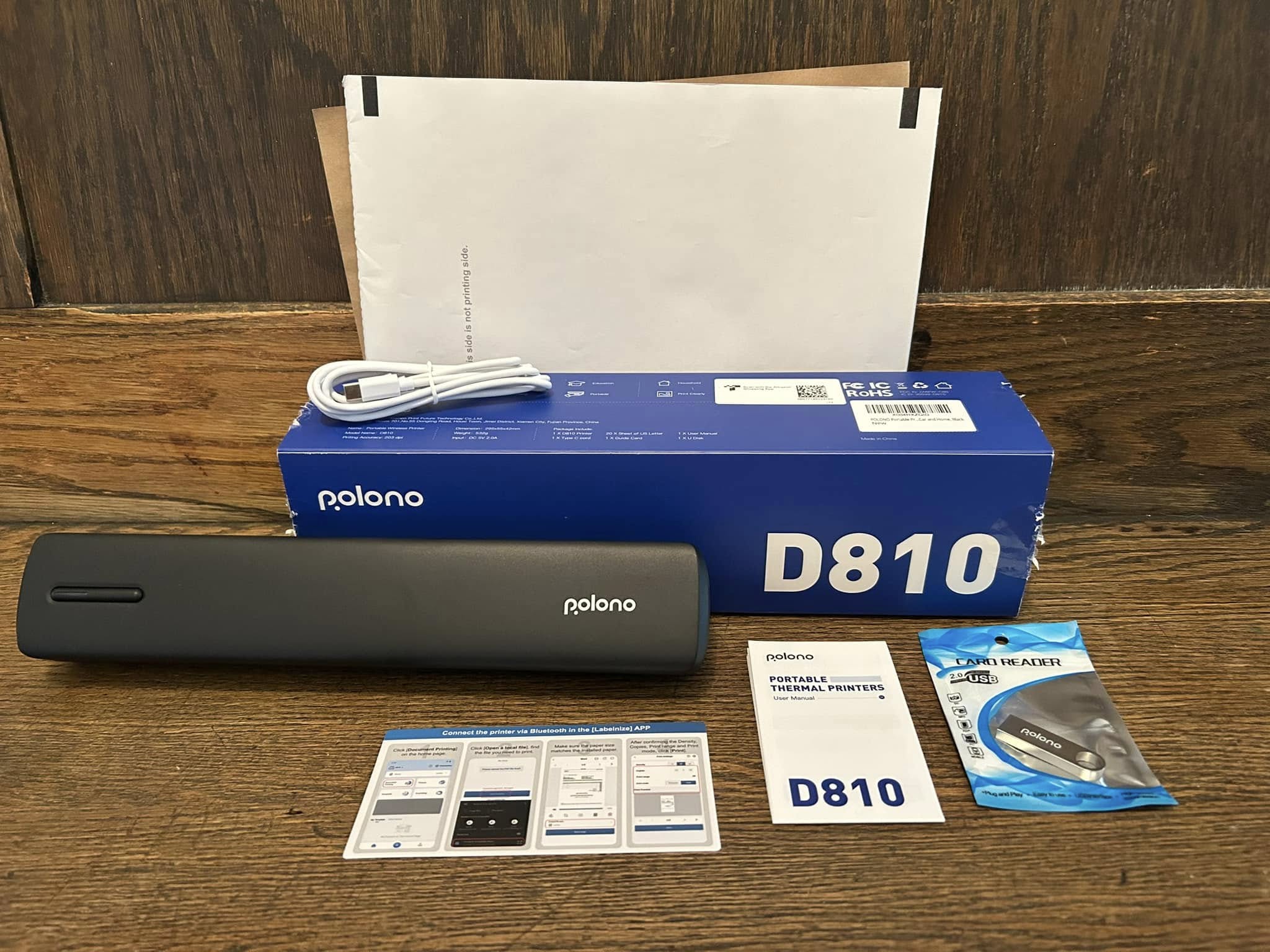 POLONO D810 portable printer review - The Gadgeteer