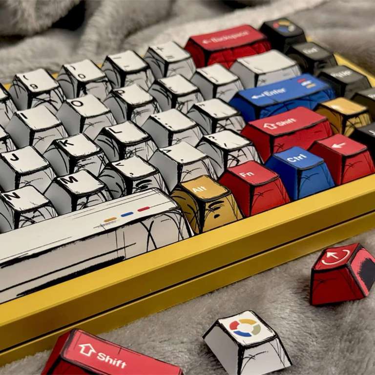 Holy keycaps Batman! Turn your keyboard into a comic book! - The Gadgeteer