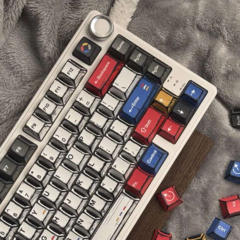 Holy keycaps Batman! Turn your keyboard into a comic book! - The Gadgeteer