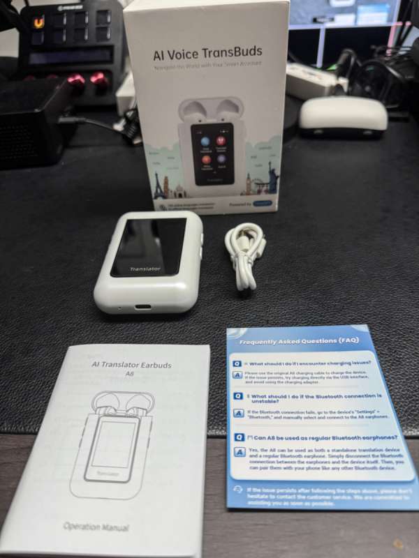 Anfier A8 AI language translator earbuds review - The Gadgeteer