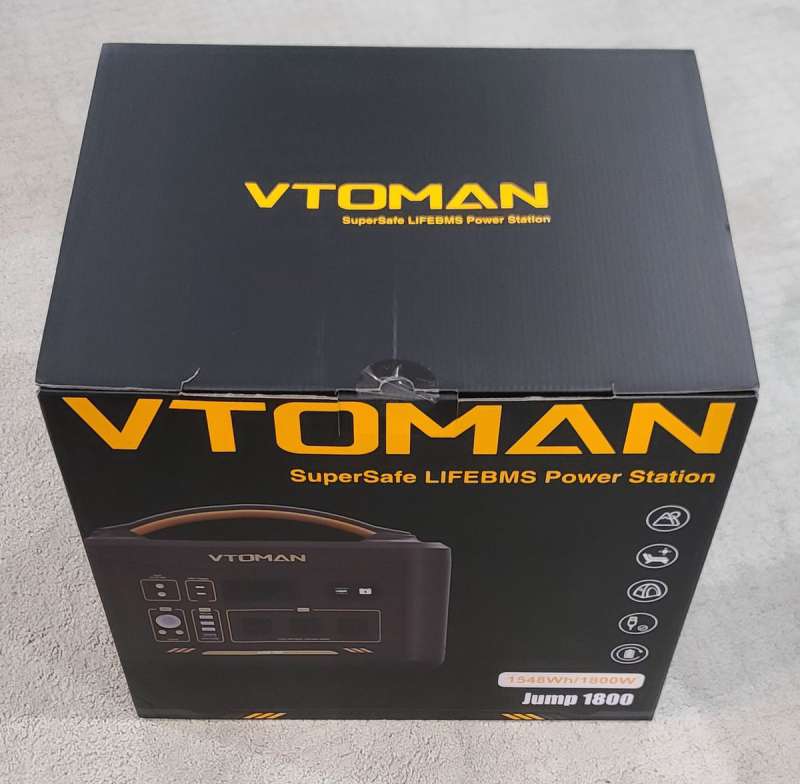 VTOMAN Jump 1800 with solar panel, extended battery, and jump starter ...