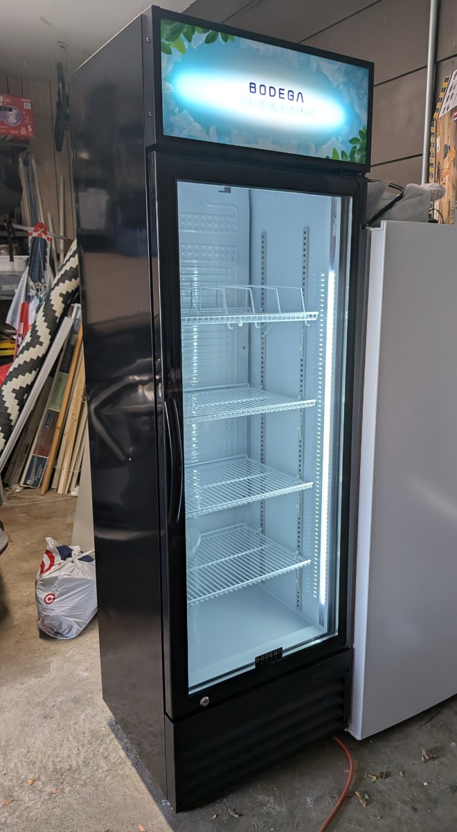 Bodega Single door display cooler review - a great cooler with eye ...