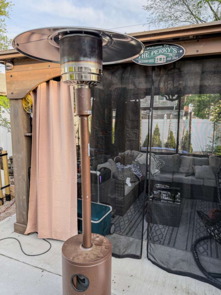 East Oak TORCH 48,000 BTU Propane Patio Heater review - The Gadgeteer