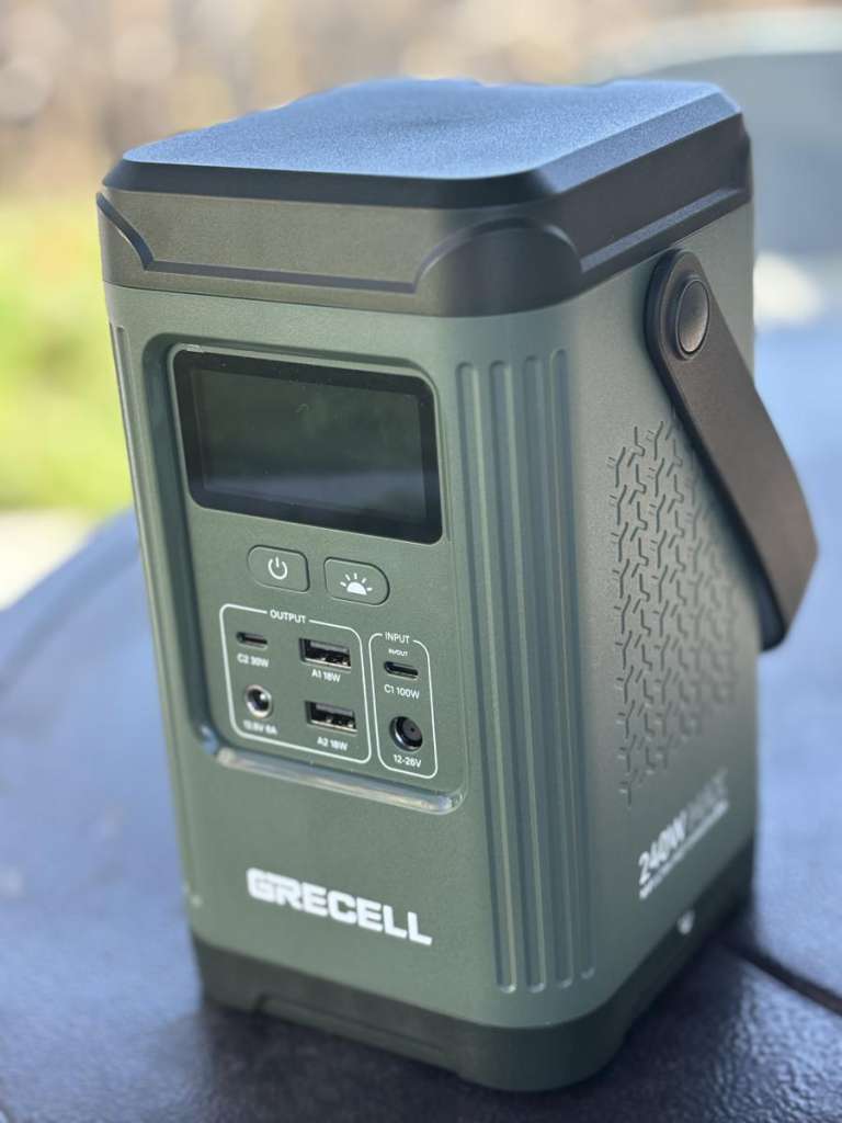 GRECELL 240w portable power station review - The Gadgeteer