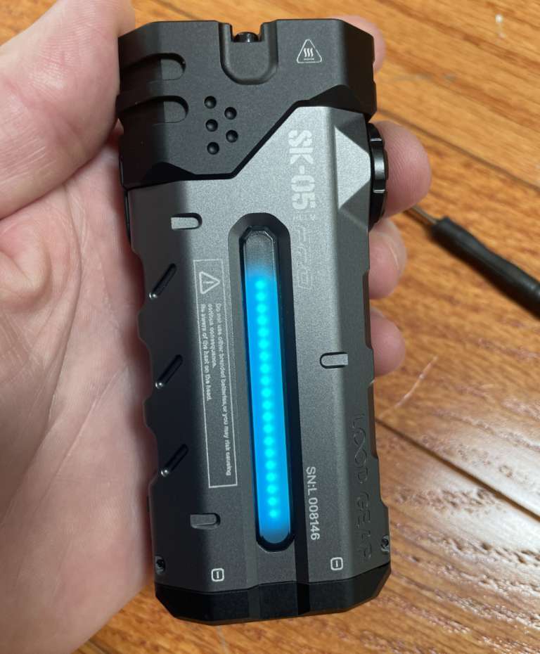 Loop Gear SK-05 Helm Pro dual-lens flashlight review - A fist full of flashlight fury with some ...