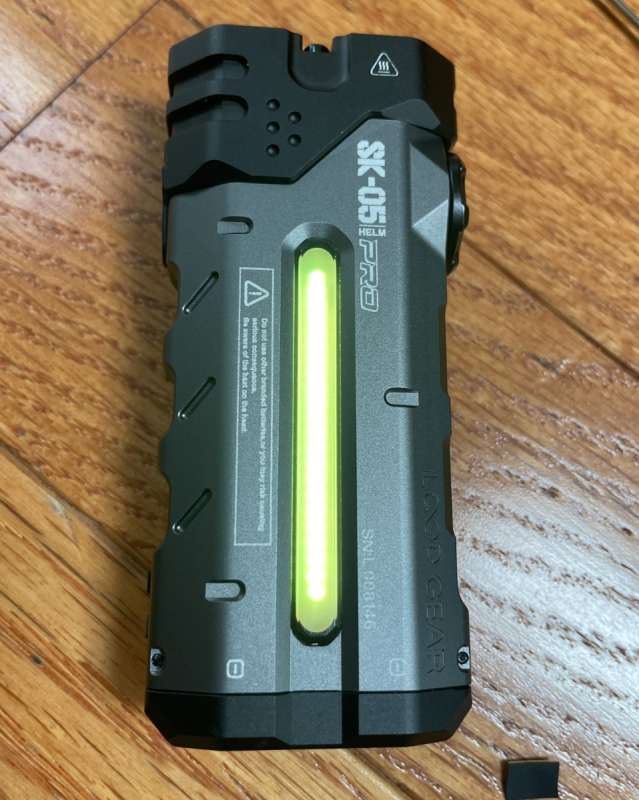 Loop Gear SK-05 Helm Pro dual-lens flashlight review - A fist full of flashlight fury with some ...
