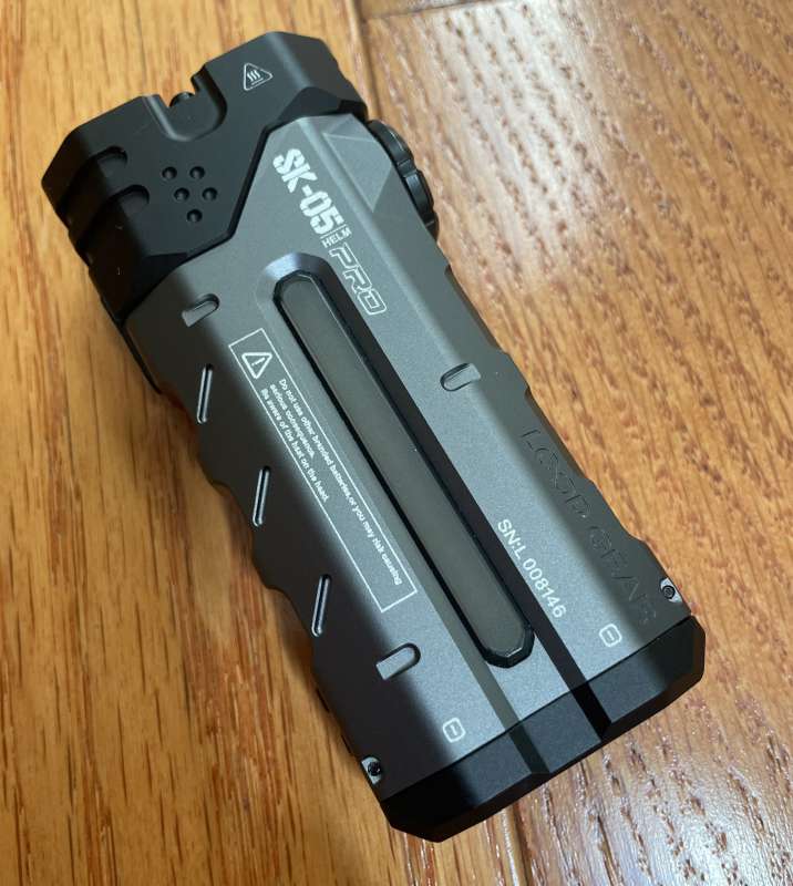 Loop Gear SK-05 Helm Pro dual-lens flashlight review - A fist full of ...
