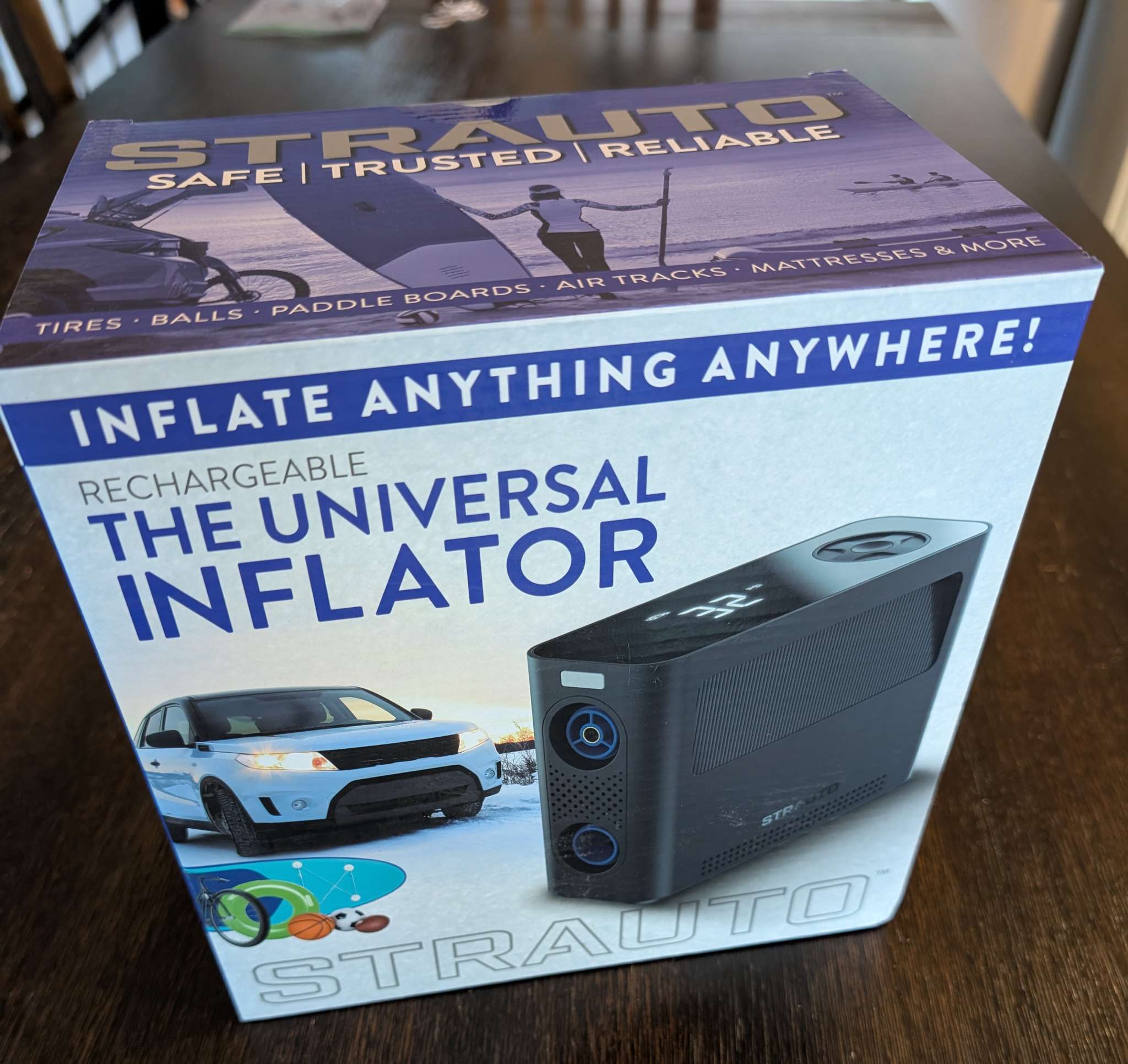 STRAUTO rechargeable universal inflator review - Feature set is ...