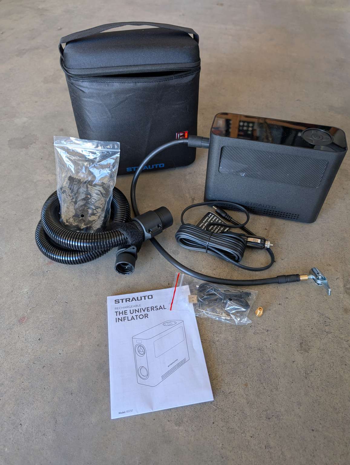 STRAUTO rechargeable universal inflator review - Feature set is ...