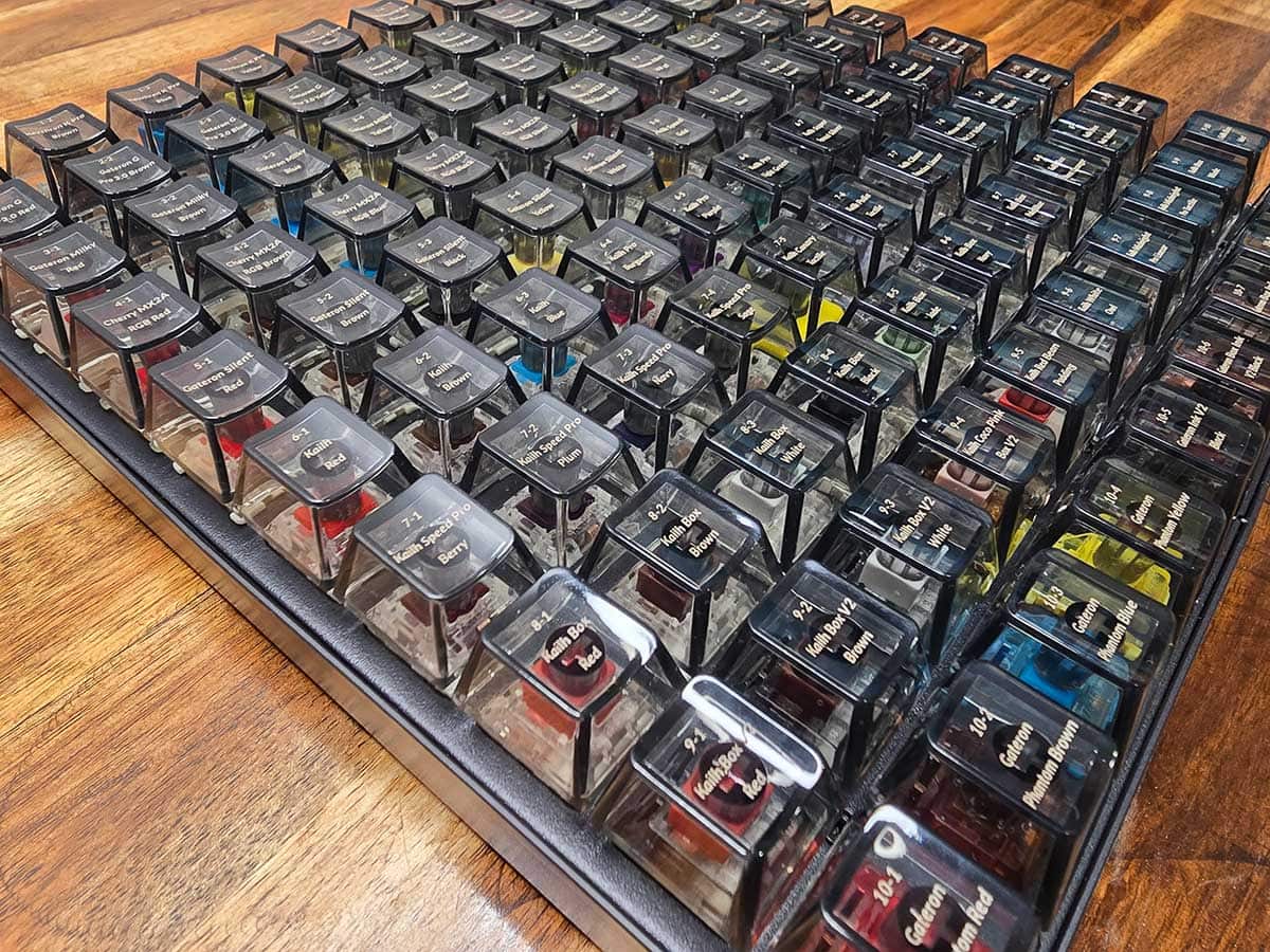 Keychron Switch Tester 100 Max Edition review - 100 mechanical switches ...